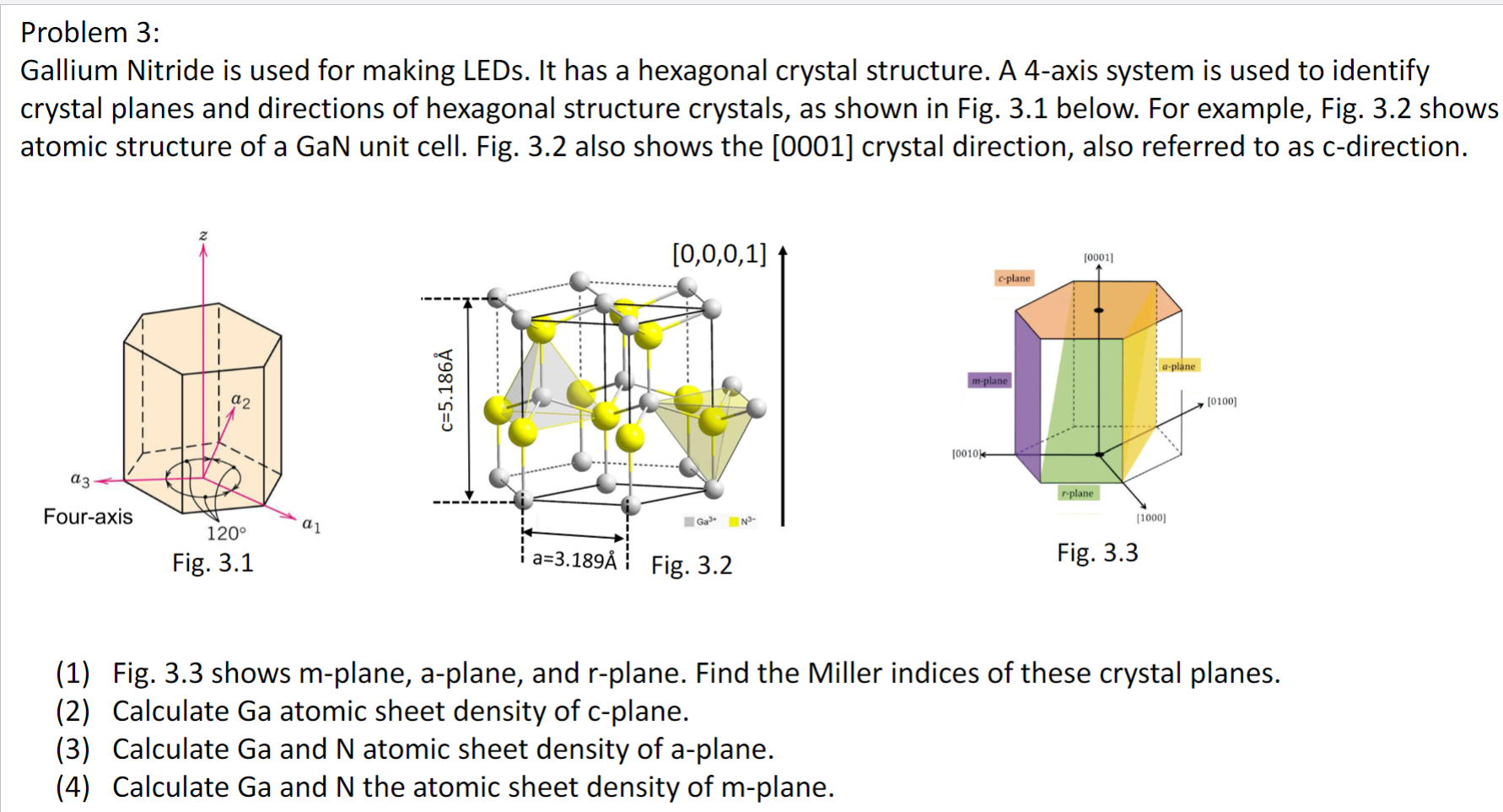 Solved Gallium Nitride is used for making LEDs. It has a | Chegg.com