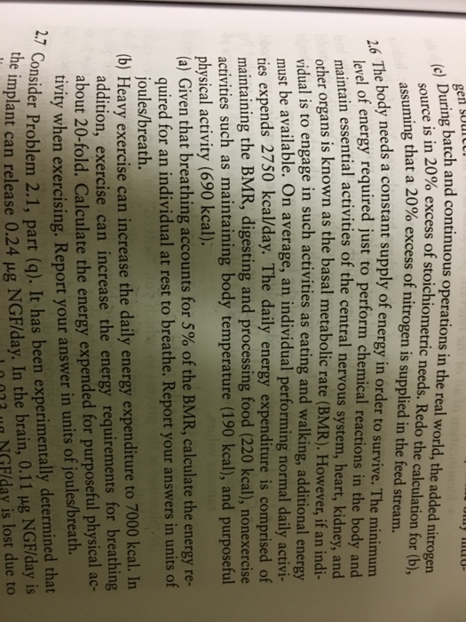 Solved During batch and continuous operations in the real | Chegg.com