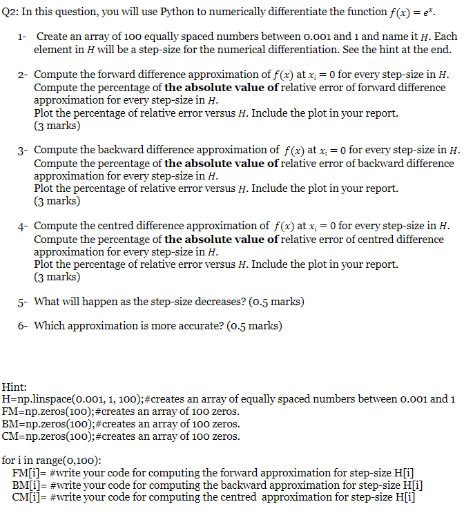 Solved In this question, you will use Python to | Chegg.com