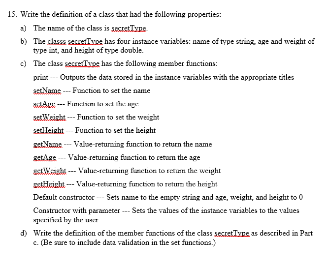 Solved 10. Consider the following function prototype: int | Chegg.com