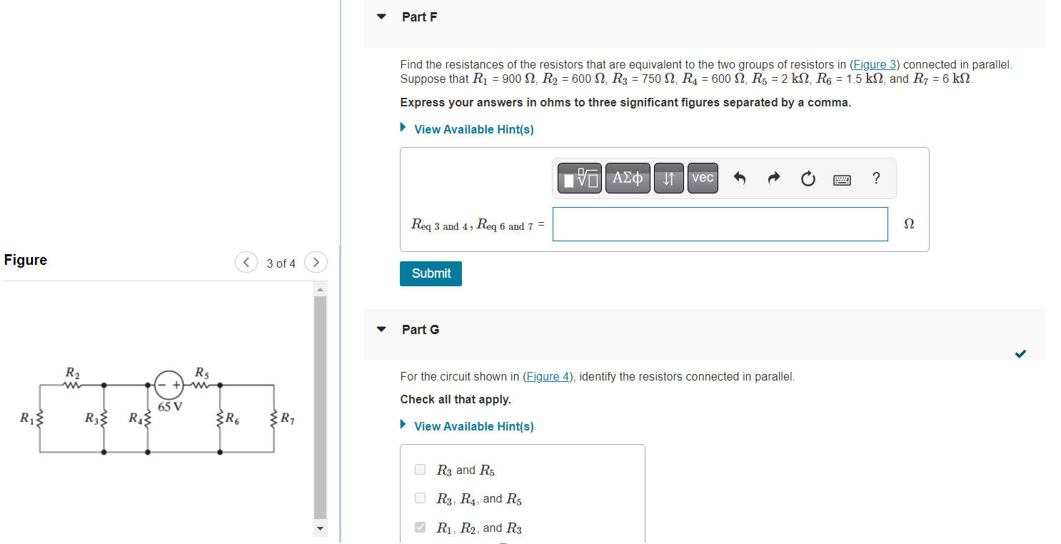 Solved Find the resistances of the resistors that are | Chegg.com