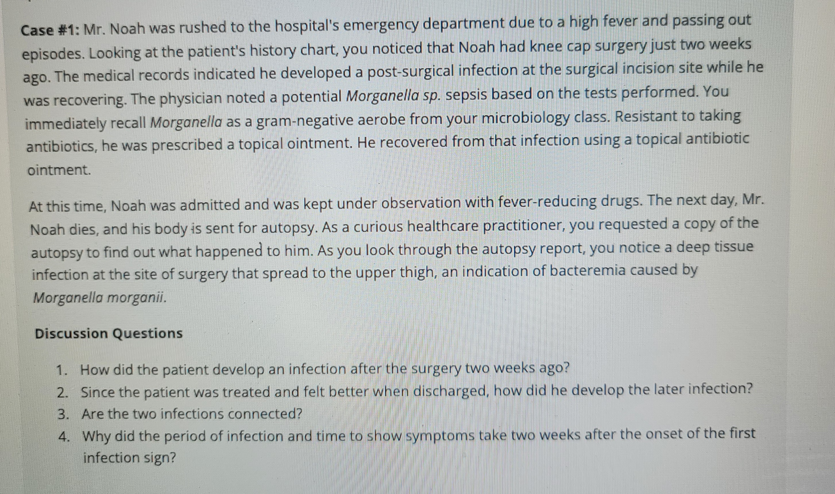 Solved Case \#3: In a viable count laboratory session, each | Chegg.com