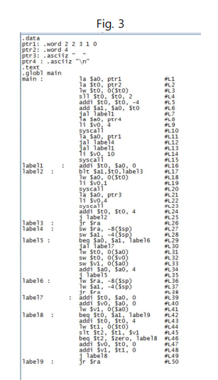 Solved Fig. 2 MiniMIPS (Machine) Instruction Set(2) The | Chegg.com