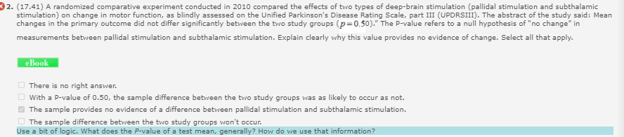 Solved 32. (17.41) A randomized comparative experiment | Chegg.com