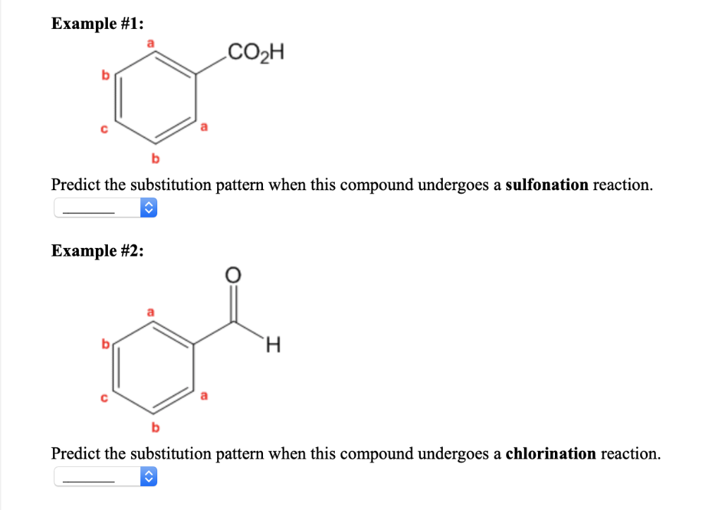Solved Example #1: Predict the substitution pattern when | Chegg.com