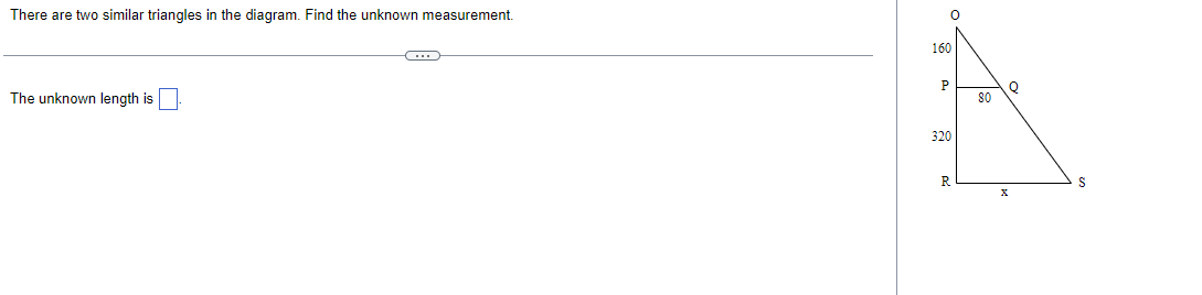 Solved The unknown length is | Chegg.com