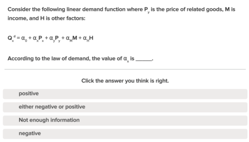 Solved Consider the following linear demand function where P | Chegg.com