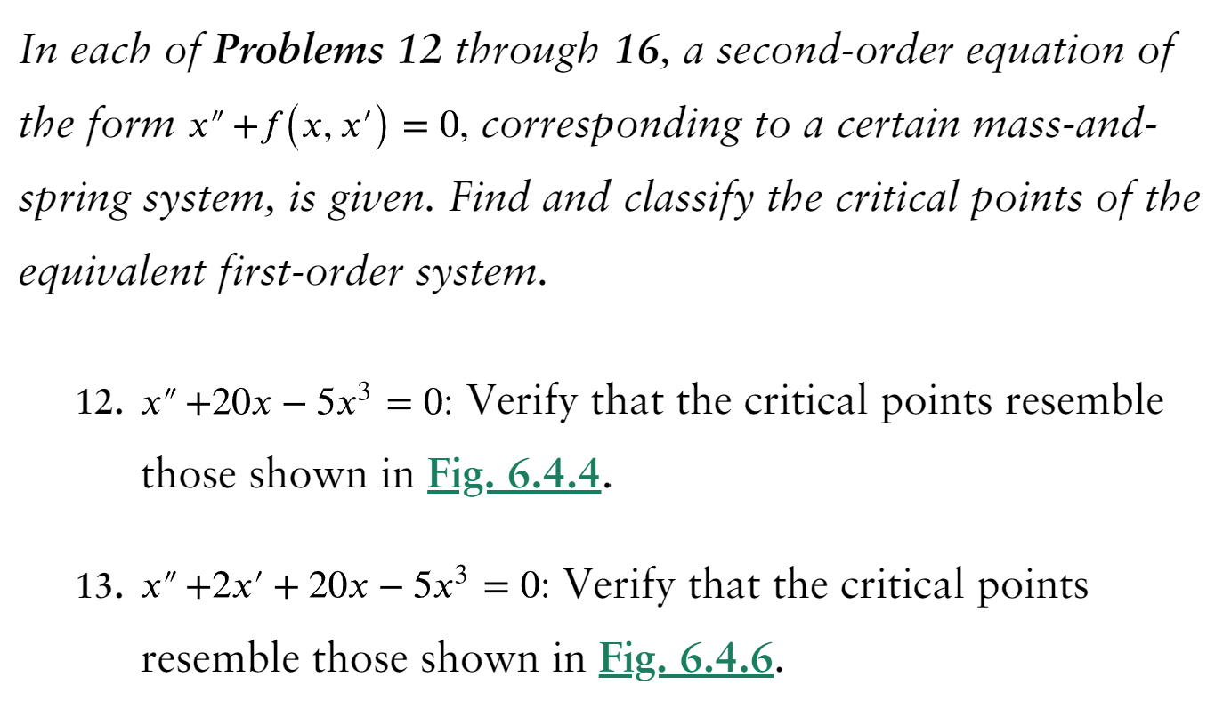 Solved In each of Problems 12 through 16, a second-order | Chegg.com