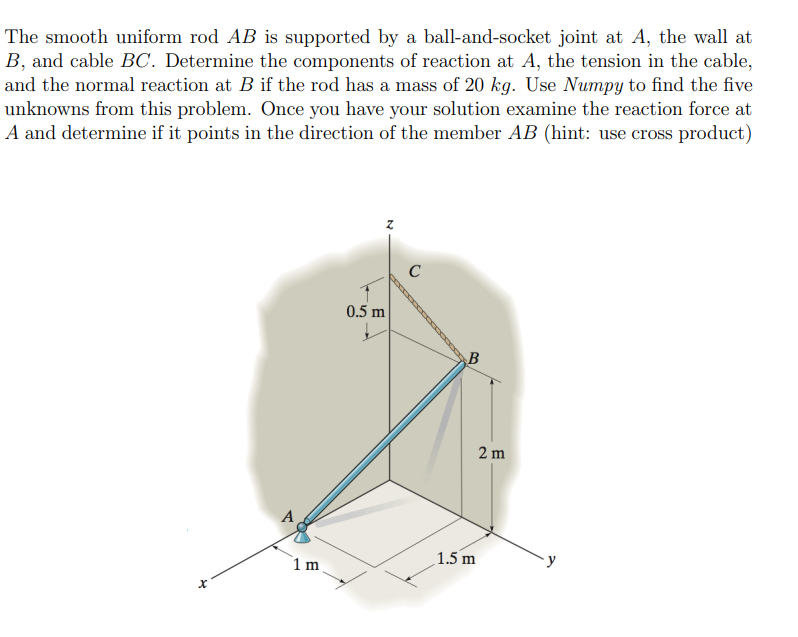 Solved For both statics and dynamics we generally get | Chegg.com