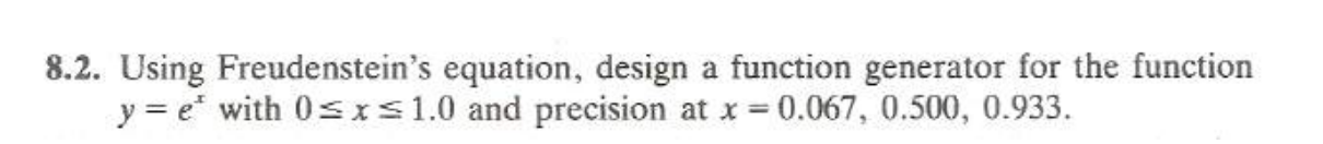 Solved 8.2. Using Freudenstein's equation, design a function | Chegg.com