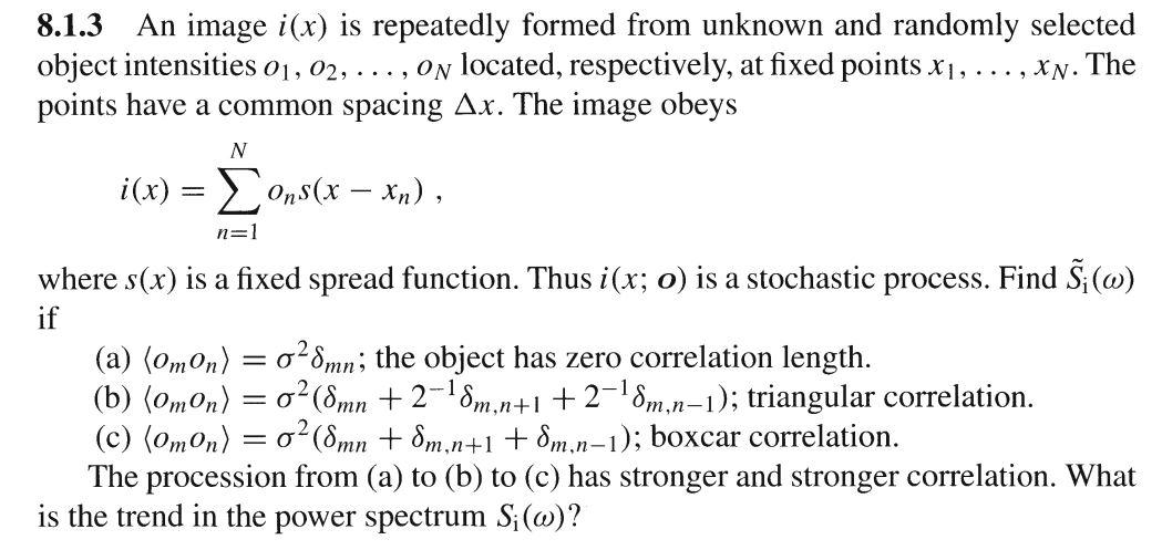 It will be convenient to use an unnormalized power | Chegg.com
