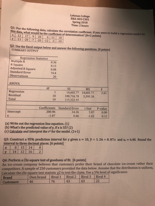 Solved Q1: Multiple Choice Questions [2x5 points] 1) | Chegg.com