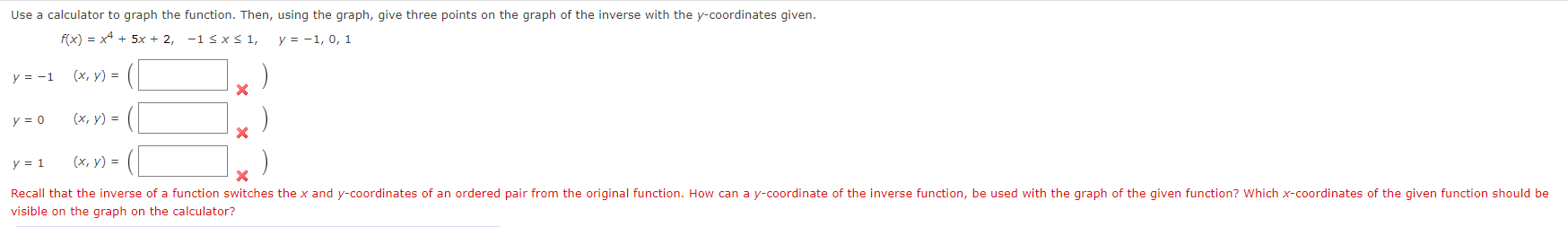 Solved Use a calculator to graph the function. Then, using | Chegg.com