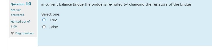 Solved in current balance bridge the bridge is re-nulled by | Chegg.com