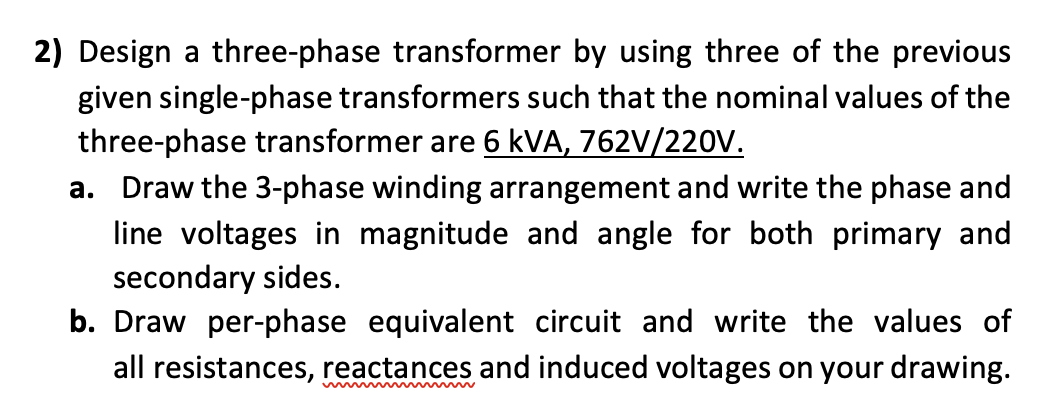 A single-phase transformer has the following ratings | Chegg.com