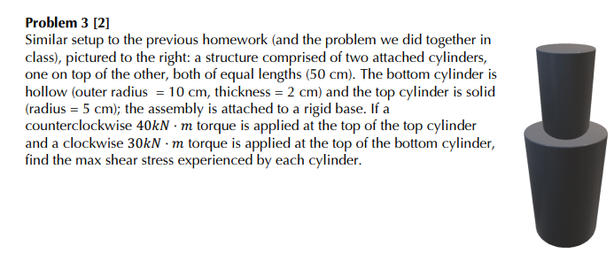 Solved Problem 3 [2] Similar setup to the previous homework | Chegg.com