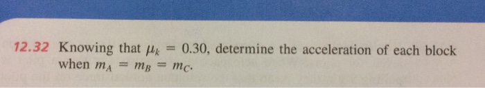 Solved 12.32 Knowing that uk 0.30, determine the | Chegg.com