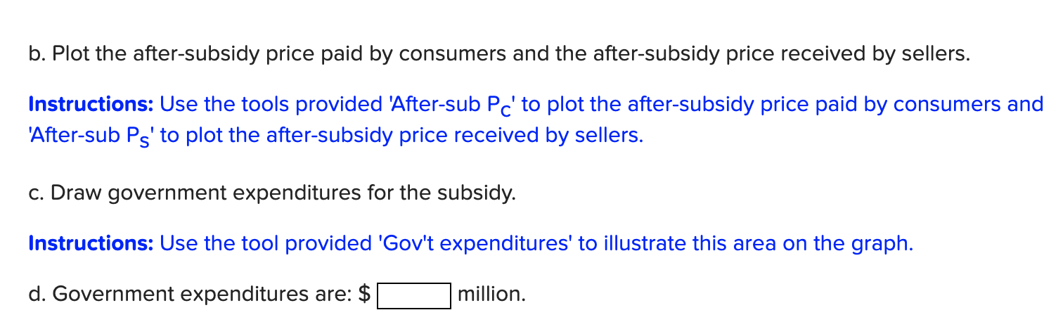Solved a. Suppose there is a $1.50 per unit subsidy given to | Chegg.com