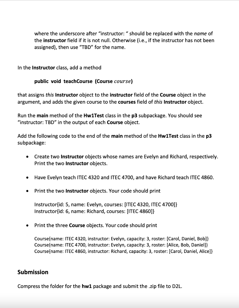 Solved Part 2 Now you will (1) create a Grizzly class and a | Chegg.com