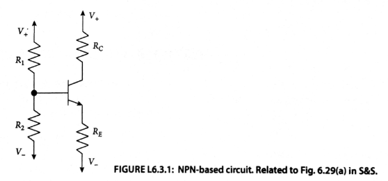 Solved Rc R R2 RE FIGURE L6.3.1: NPN-based circuit. Related | Chegg.com