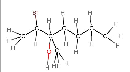 Solved Draw the structure for 2-bromo-3-methyl-3-heptanol. I | Chegg.com