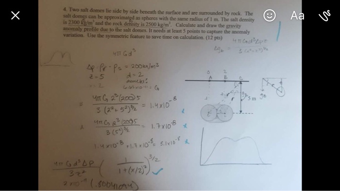 Solved Intro to geophysics | Chegg.com