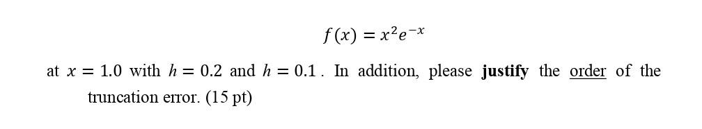 3. Accuracy of a difference approximation can be | Chegg.com