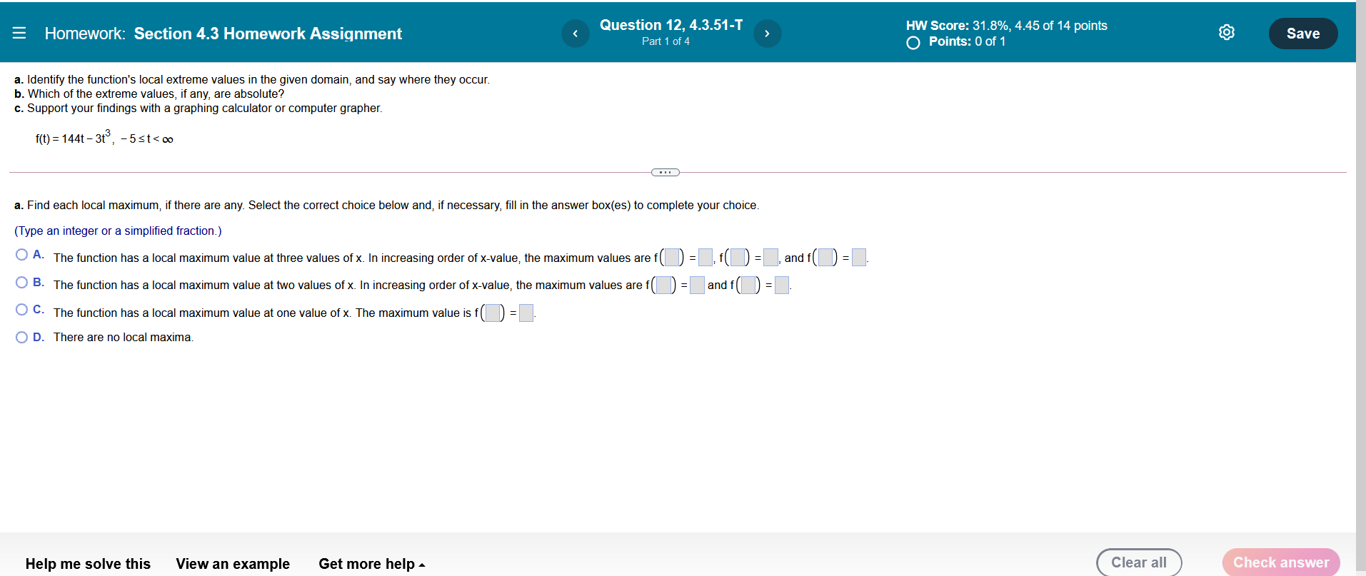 Solved Homework Section 4 3 Homework Assignment Question