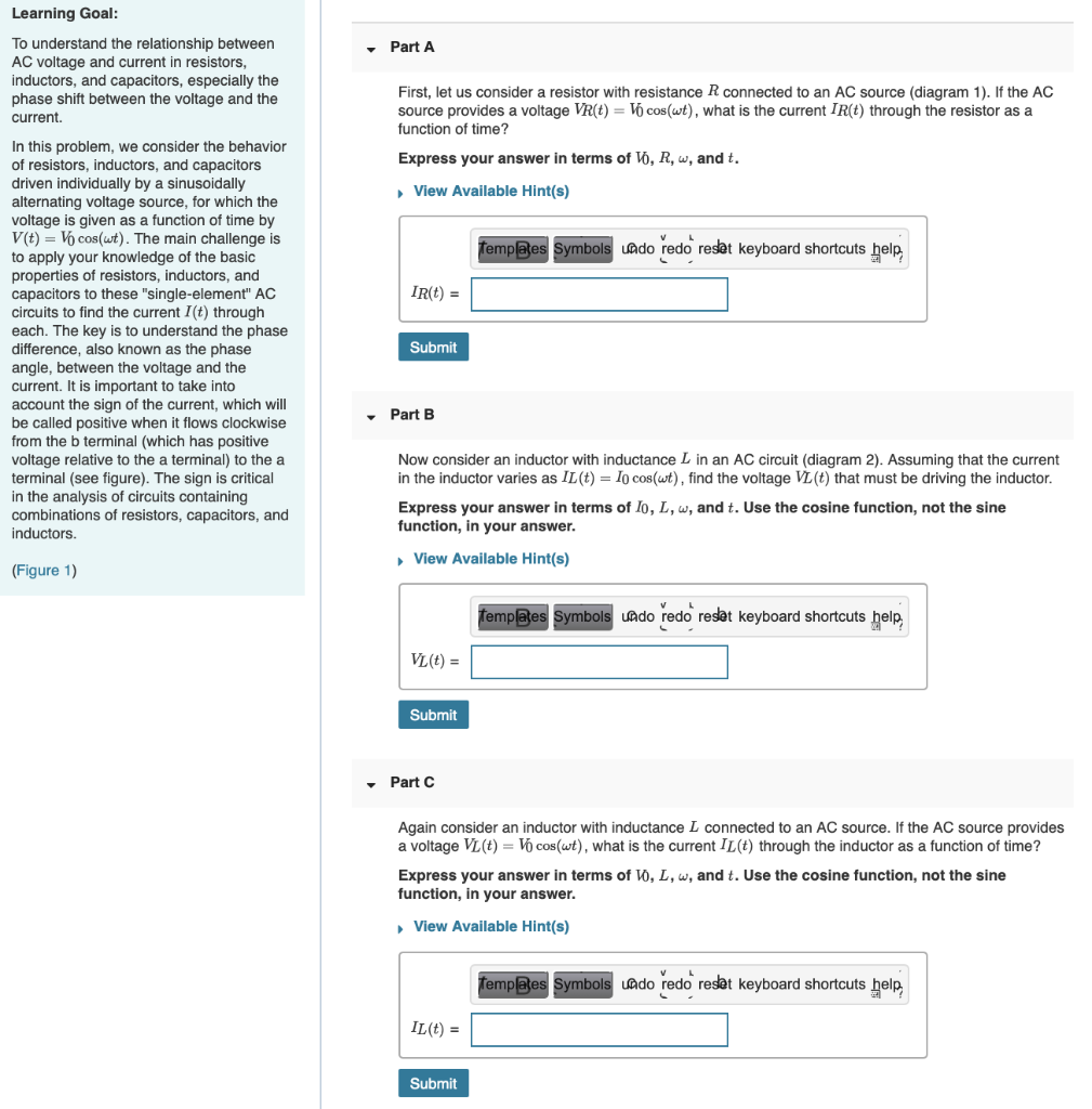 Learning Goal: To understand the relationship between | Chegg.com