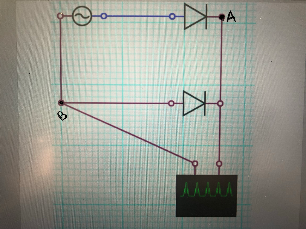 Solved The input to the circuit shown below is a sine wave | Chegg.com