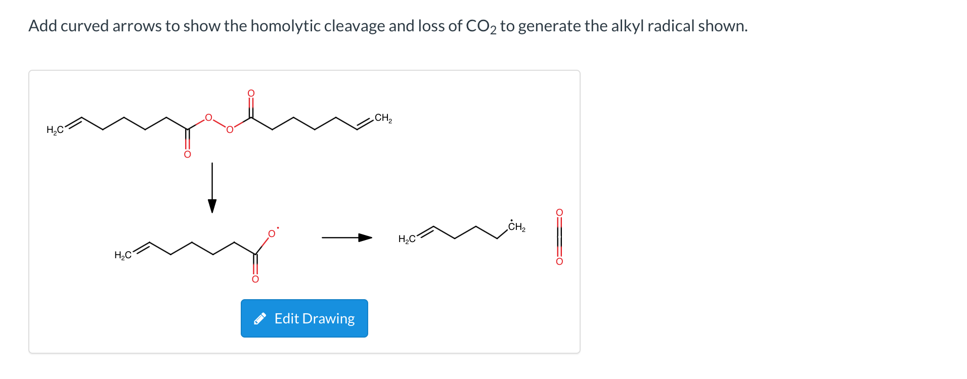 Solved R∗+CO2 An acyl peroxide Using this information, | Chegg.com