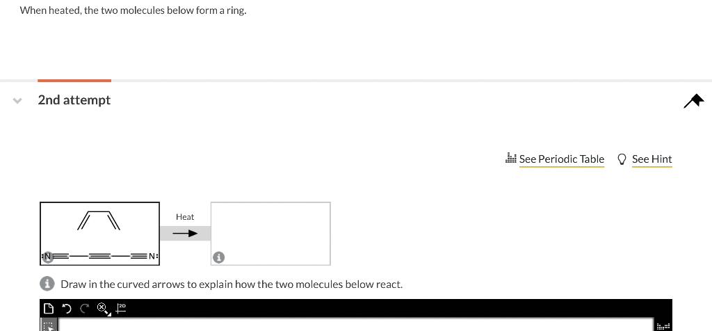 Solved When heated, the two molecules below form a ring. 2nd | Chegg.com
