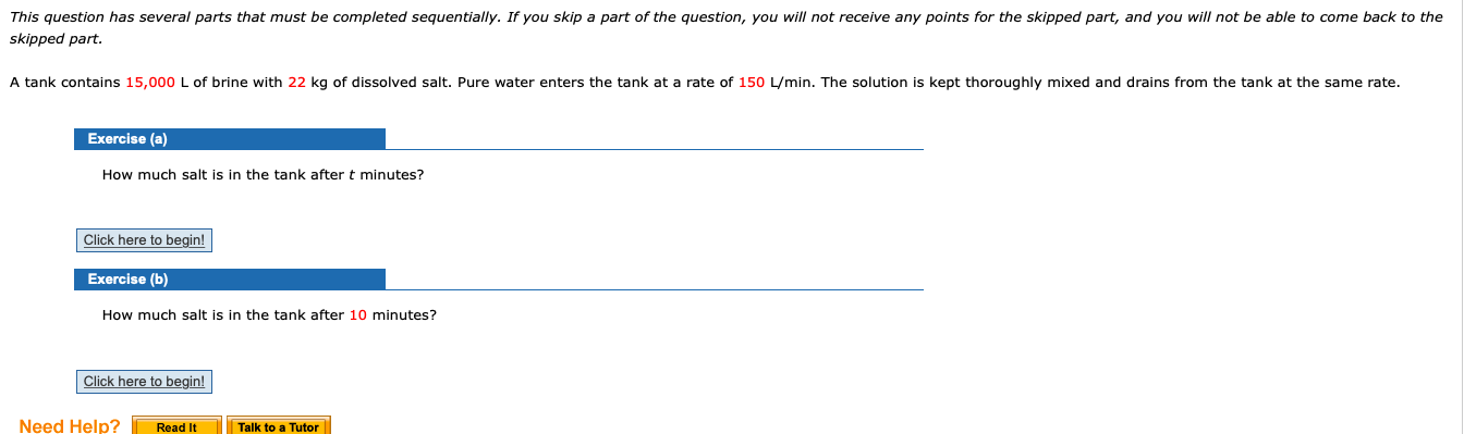 Solved This question has several parts that must be | Chegg.com