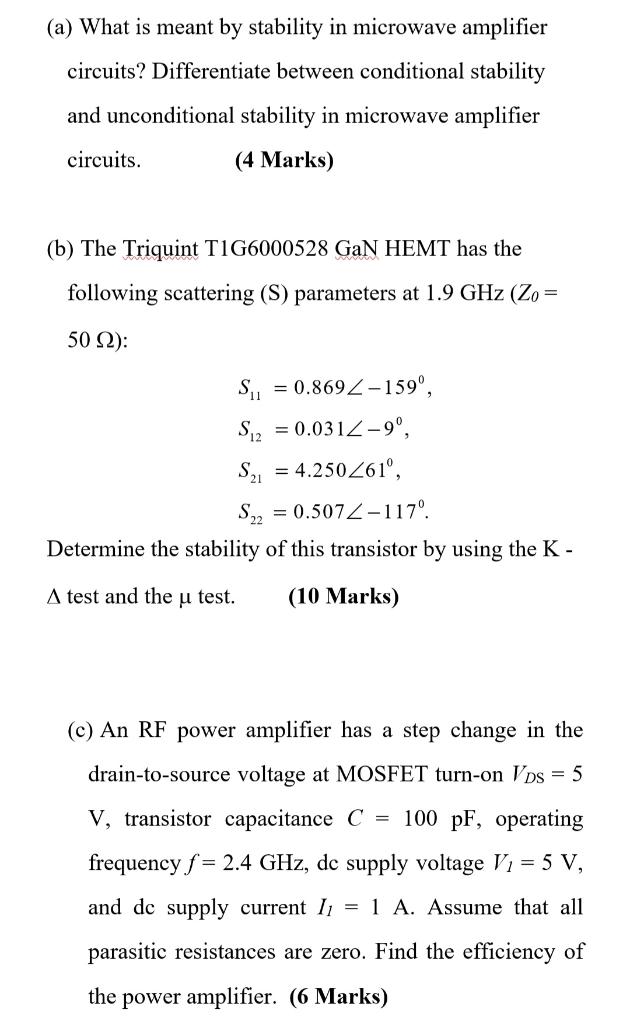 Solved (a) Attenuators are generally used in electronic | Chegg.com