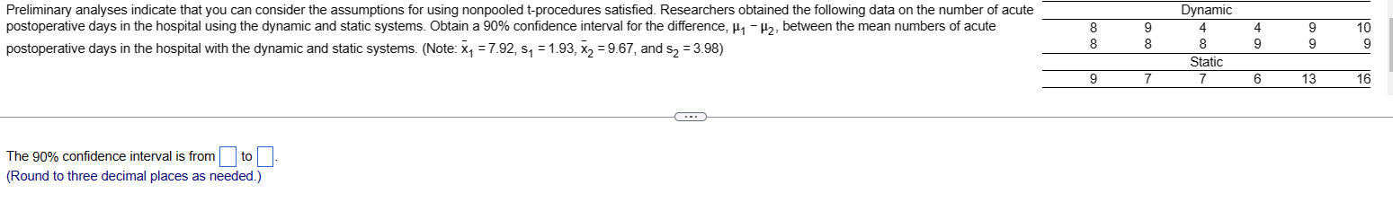 Solved Preliminary analyses indicate that you can consider | Chegg.com