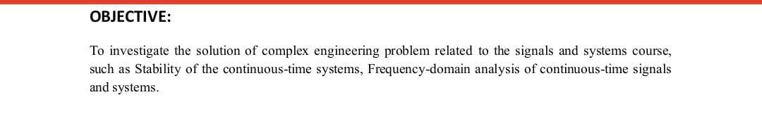 Solved OBJECTIVE: To investigate the solution of complex | Chegg.com