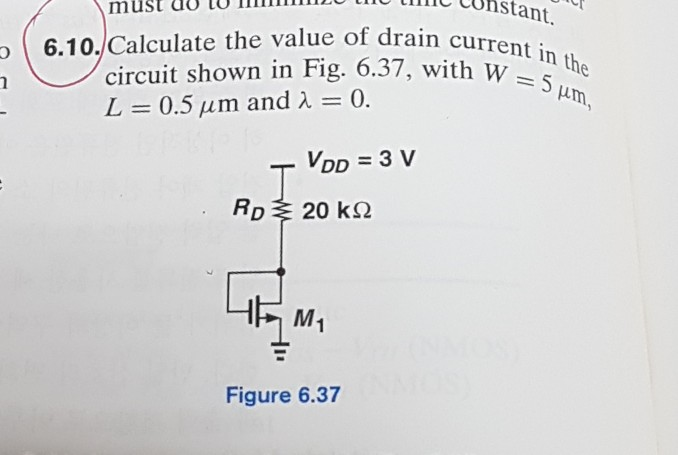 Solved Must Do To Constant 6 10 Calculate The Value Of