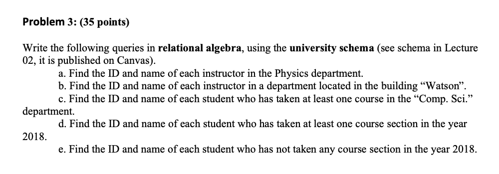 Solved student takes ID course_id sec id semester year grade | Chegg.com