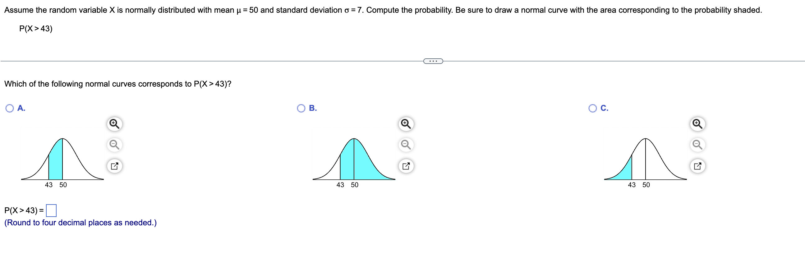 Solved Assume the random variable X is normally distributed | Chegg.com
