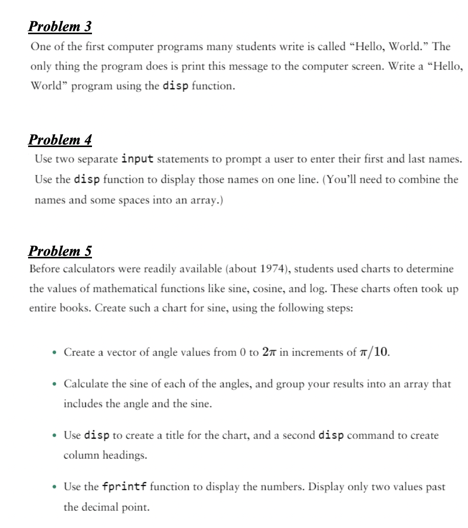 Solved Problem 1 Prompt the user to enter a value of x and | Chegg.com