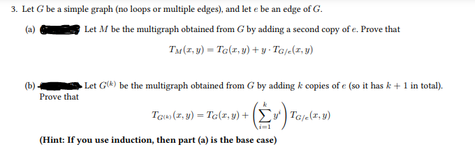 Solved Please, help! Course: Graph Theory and | Chegg.com