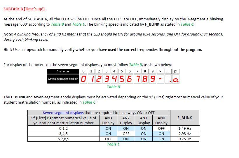 Instructions Before the start of your program, | Chegg.com