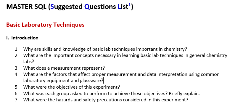 Solved MASTER SQL (Suggested Questions List") Basic | Chegg.com