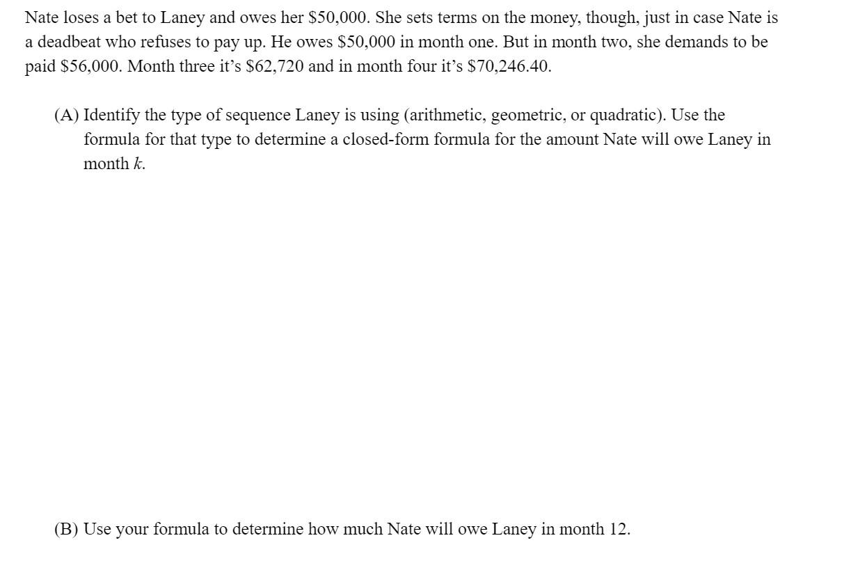 Solved Solution Must Include: A. - Sequence type identified | Chegg.com