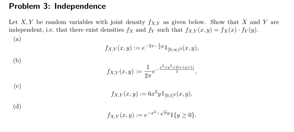 Let X,Y be random variables with joint density fX,Y | Chegg.com