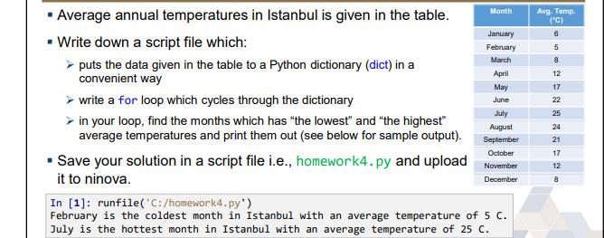 Solved - Average annual temperatures in Istanbul is given in | Chegg.com