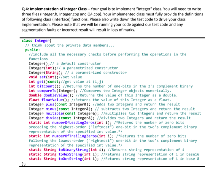 Solved kindly write the code in c++ making the code as | Chegg.com