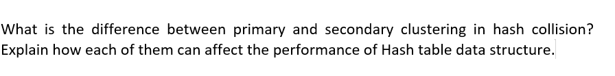 Solved What is the difference between primary and secondary | Chegg.com