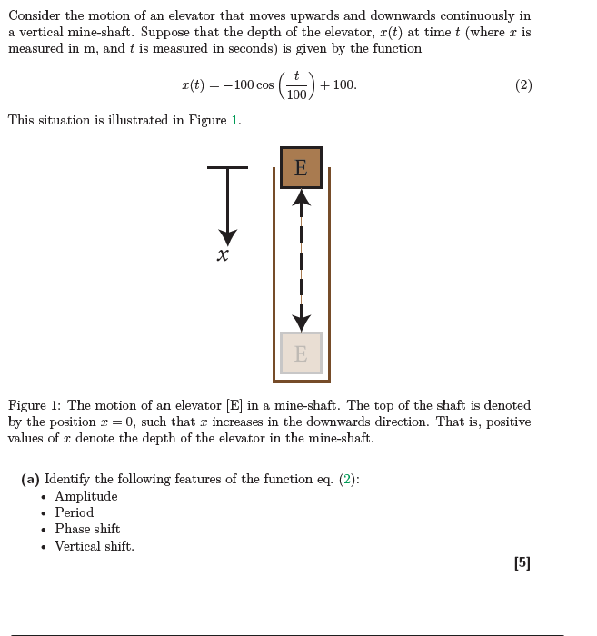 Solved Consider the motion of an elevator that moves upwards | Chegg.com