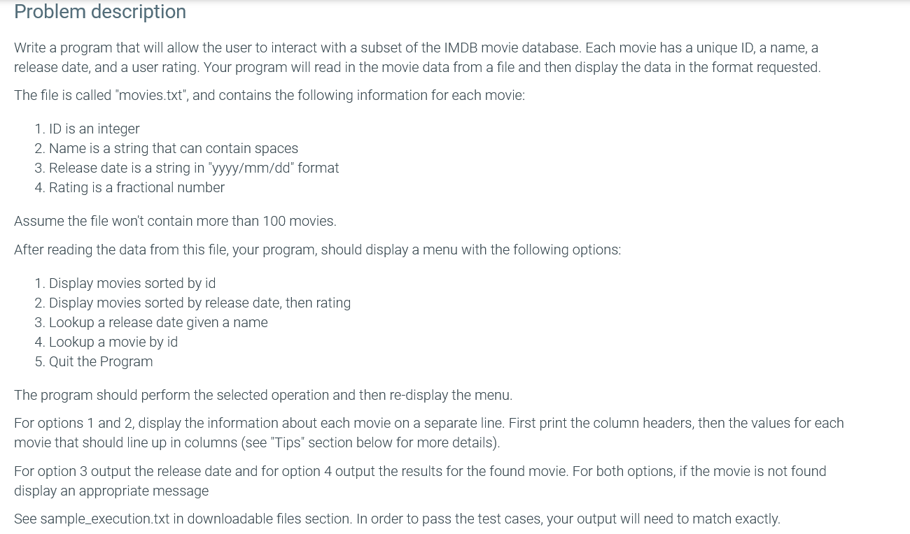 Solved This program should be completed in a Linux or Unix | Chegg.com